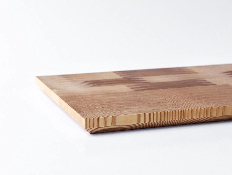 Cedar Chopping Board Modern Cutting Block Handmade in Japan - Etsy