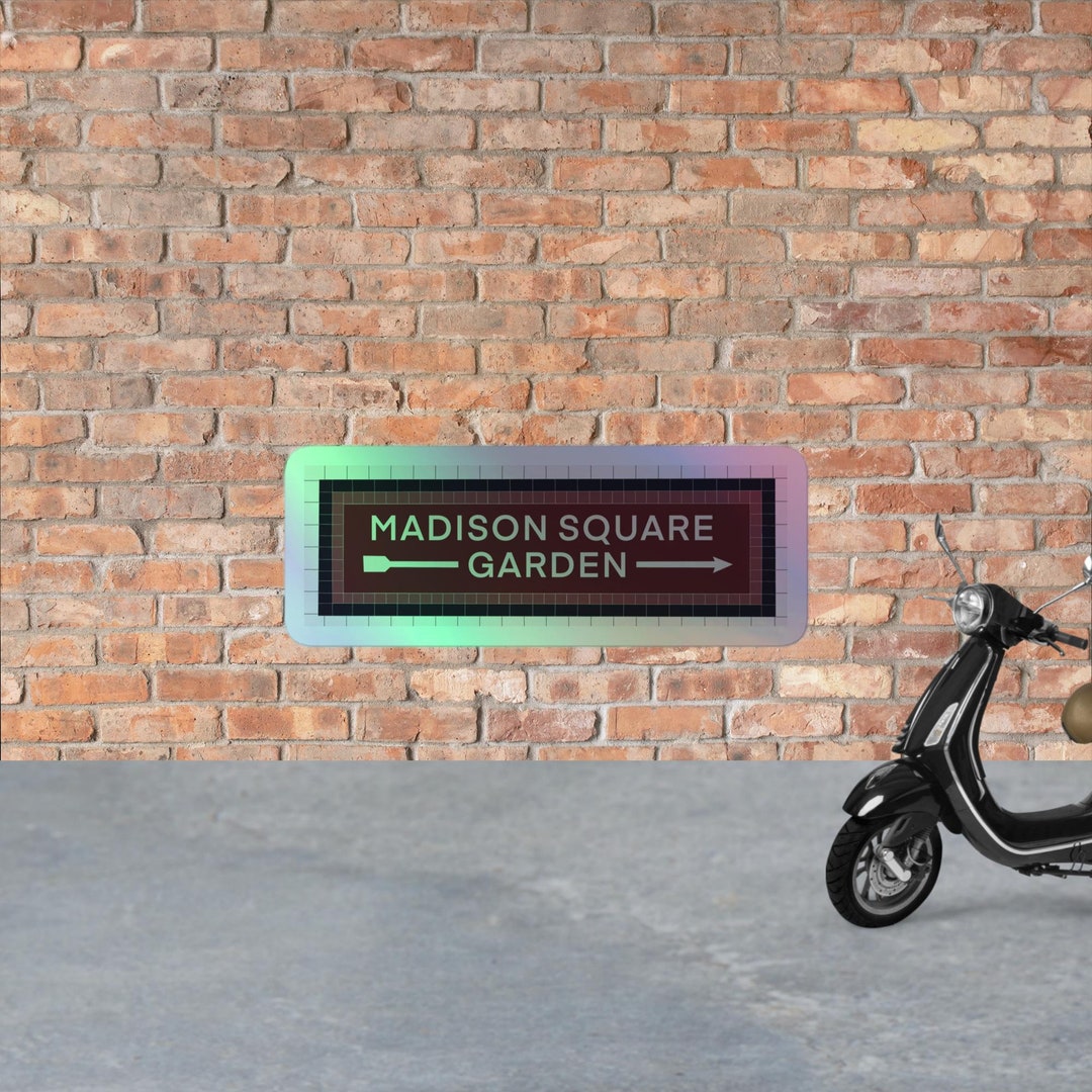 Madison Square Garden Subway Tiles Holographic Sticker - Etsy