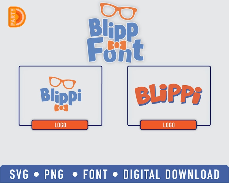 Blippi Font Alphabet Png Bundle Blippi Alphabet Blippi - Etsy