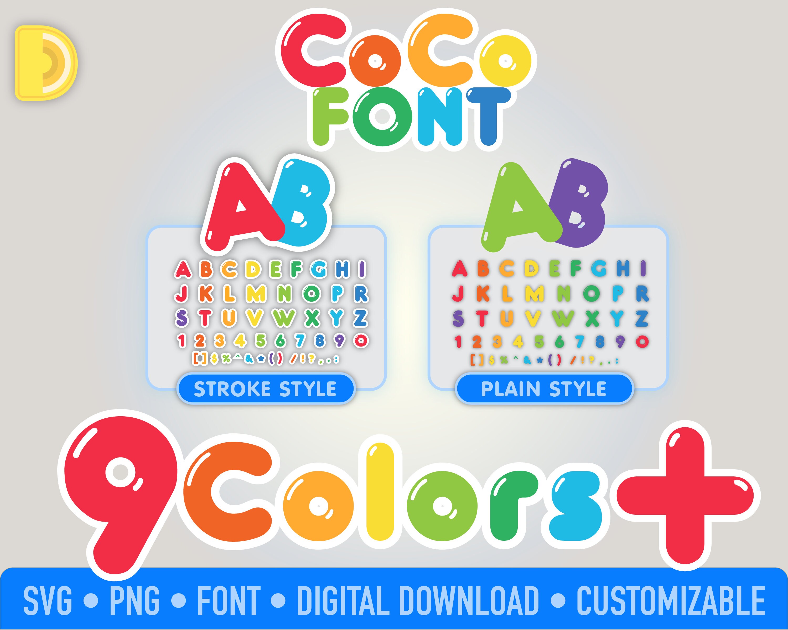 Coco Alphabet Font SVG PNG - Etsy UK