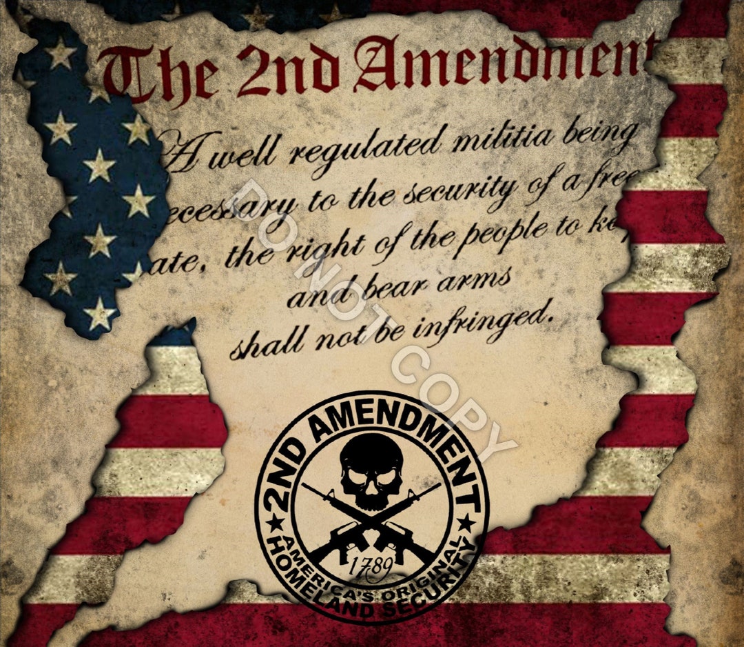 2nd Amendment Flag, Ready to Press Sublimation 20 Oz Tumbler Print ...