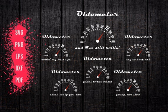 70th Birthday Svg Oldometer Bundle Svg Birthday Boy Svg - Etsy