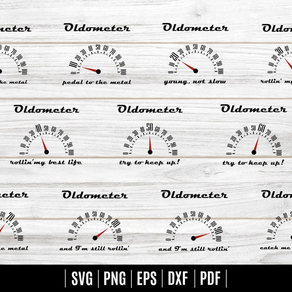 Oldometer Svg - Etsy