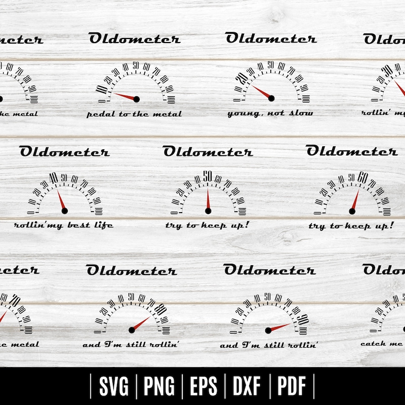 Oldometer Svg - Etsy