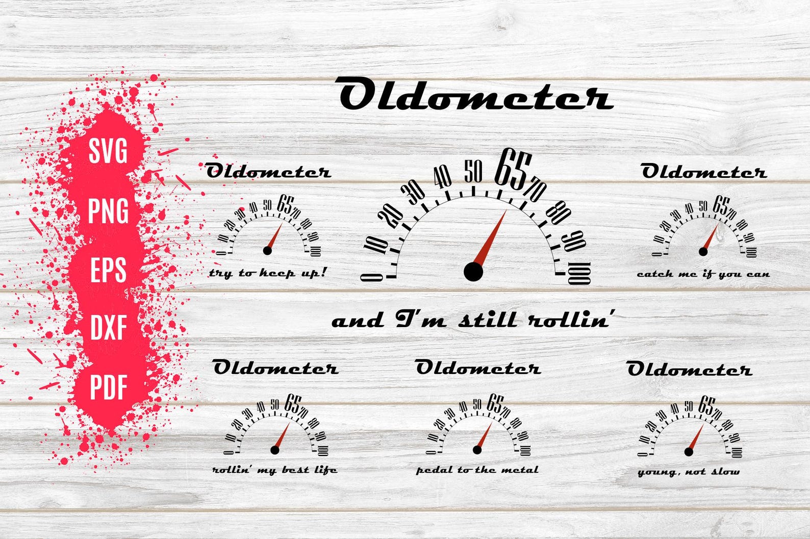65th Birthday Svg, Oldometer Bundle Svg, Birthday Boy Svg, Birthday ...