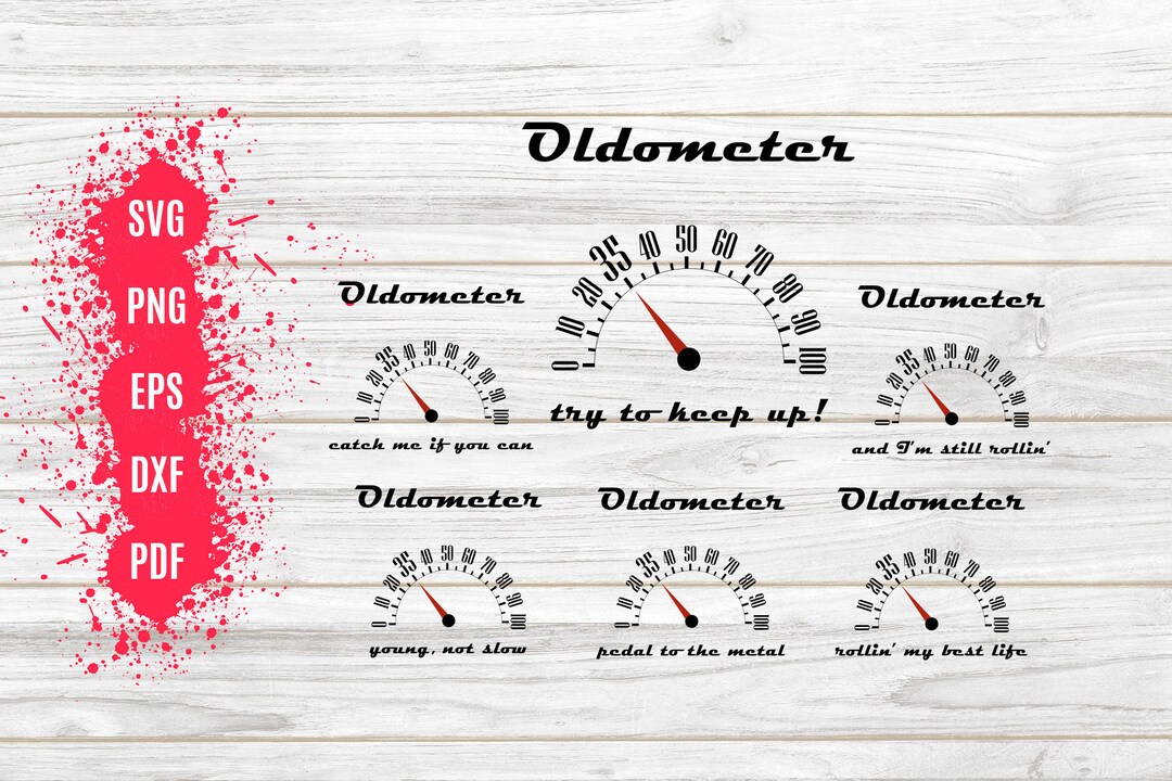35th Birthday Svg, Oldometer Bundle Svg, Birthday Boy Svg, Birthday ...
