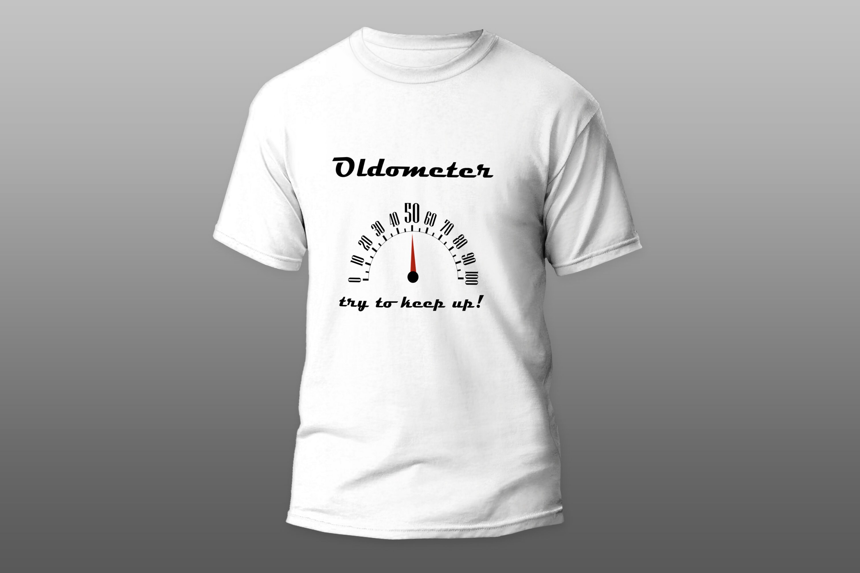 50th Birthday Svg, Oldometer Black Design, Boy and Girl Surprise Gift ...