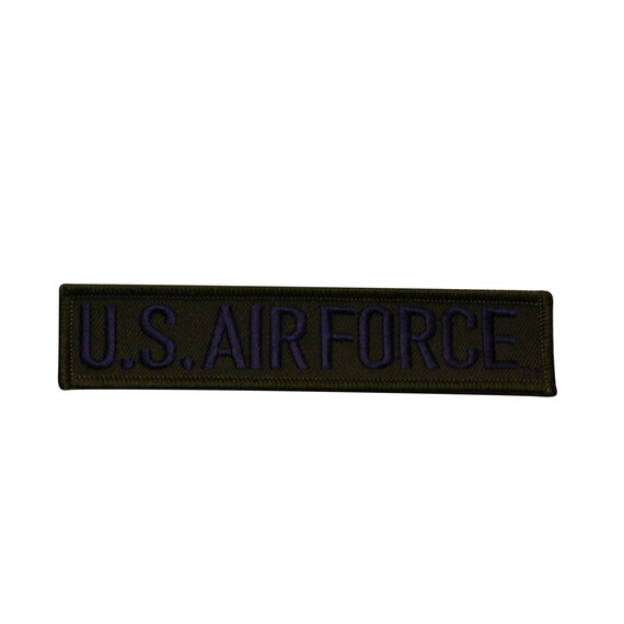 US Air Force Name Tag Woven Sew on Patch Officially Licensed - Etsy