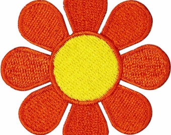 Orange Iron on Patch - Etsy