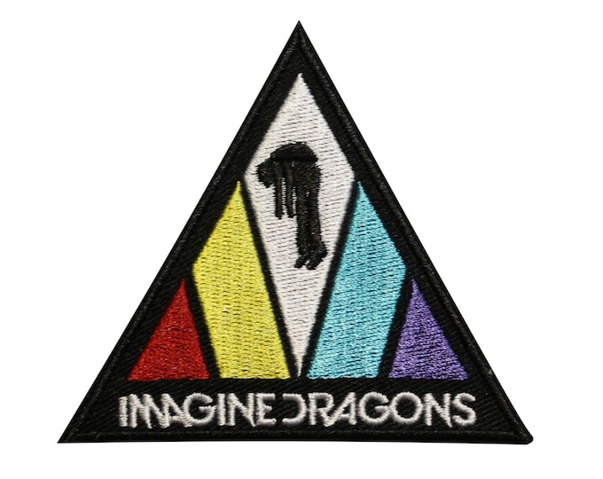 Imagine Dragons Triangle Logo Embroidered Iron on Patch Officially ...