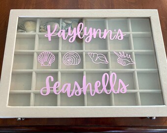 Seashell Collection Holder Seashell Keepsake Beach - Etsy