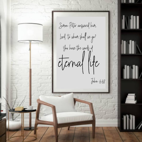 Bible Verse Wall Art - Etsy