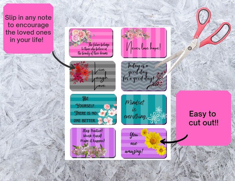 Printable Inspirational Cards/notes - Etsy