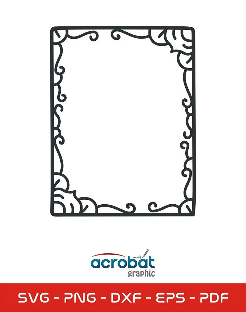 Frame SVG Pack, Pattern Svg Pack, Frame Monogram Pack, Ornate Frame ...