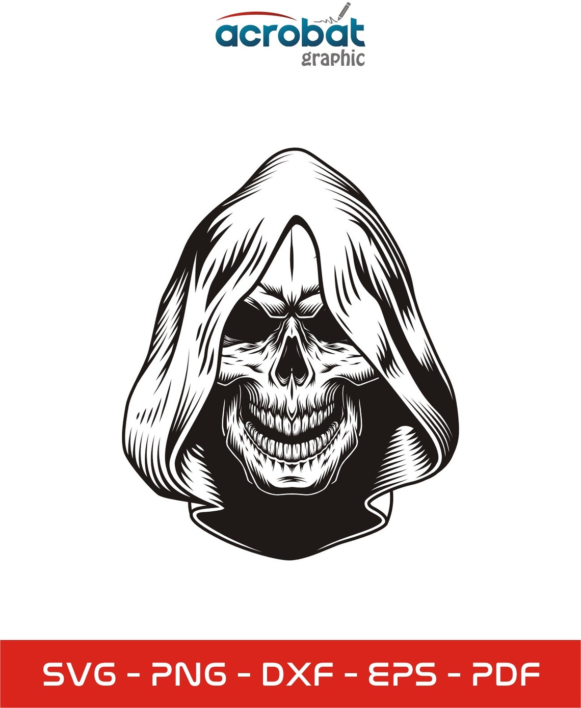 Skull Hood Monogram Pack, Skull Hood SVG, Skull Hood Laser Cut, Skull ...