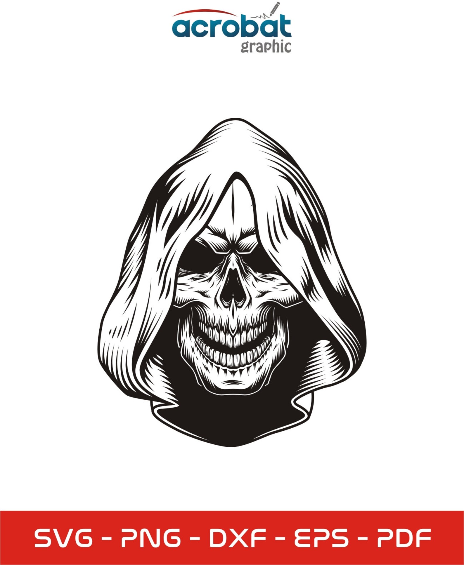 Skull Hood Monogram Pack, Skull Hood SVG, Skull Hood Laser Cut, Skull ...