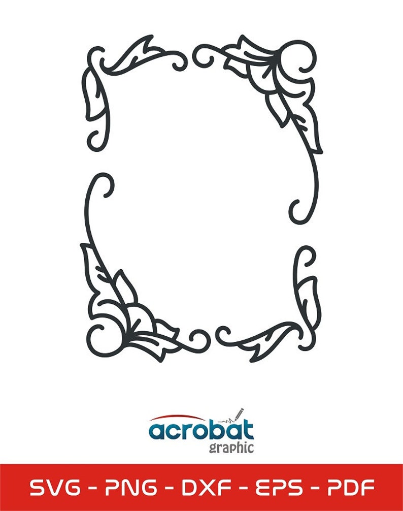 Frame SVG Pack, Pattern Svg Pack, Frame Monogram Pack, Ornate Frame ...