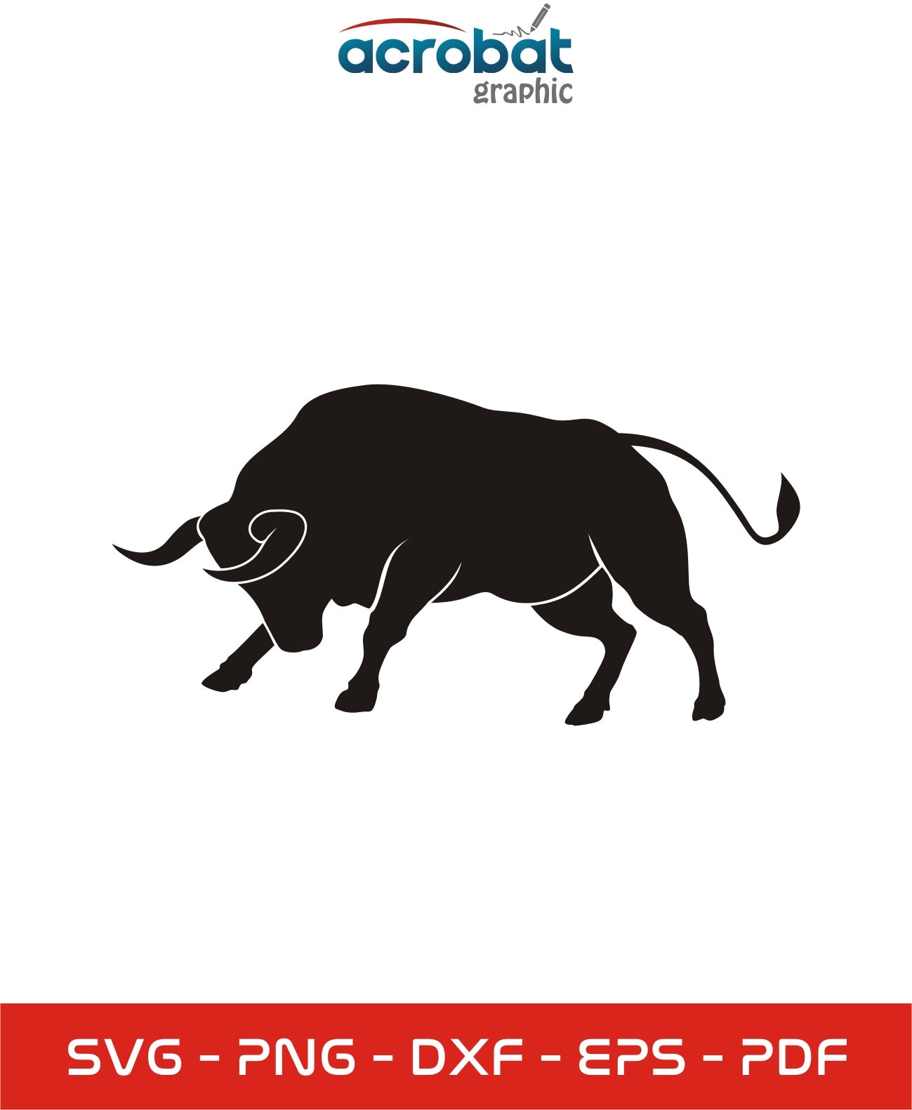 Bull Monogram Pack, Bull SVG, Bull Laser Cut, Bull Silhouette, Bull ...