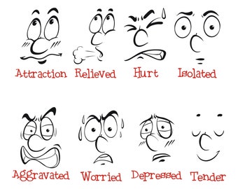 Facial Expressions Pack, Facial Expressions Shapes, Facial Expressions ...