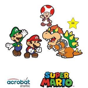 Super Mario Font SVG, Super Mario Alphabet, Mario Alphabet Laser Cut ...