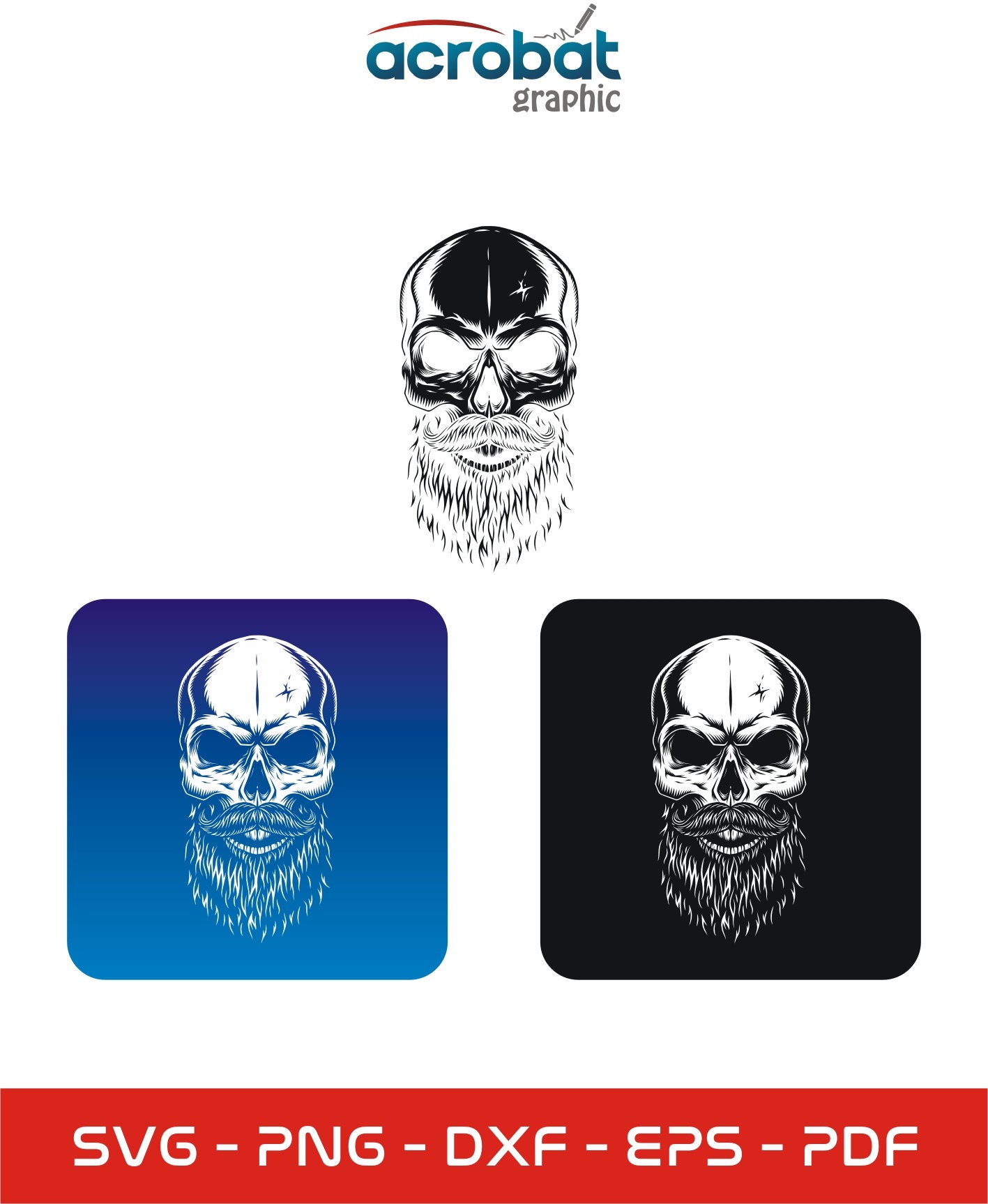 Skull Monogram Pack, Skull Laser Cut, Skull Silhouette, Skull Clipart, Skulls, Skulls Monogram ...