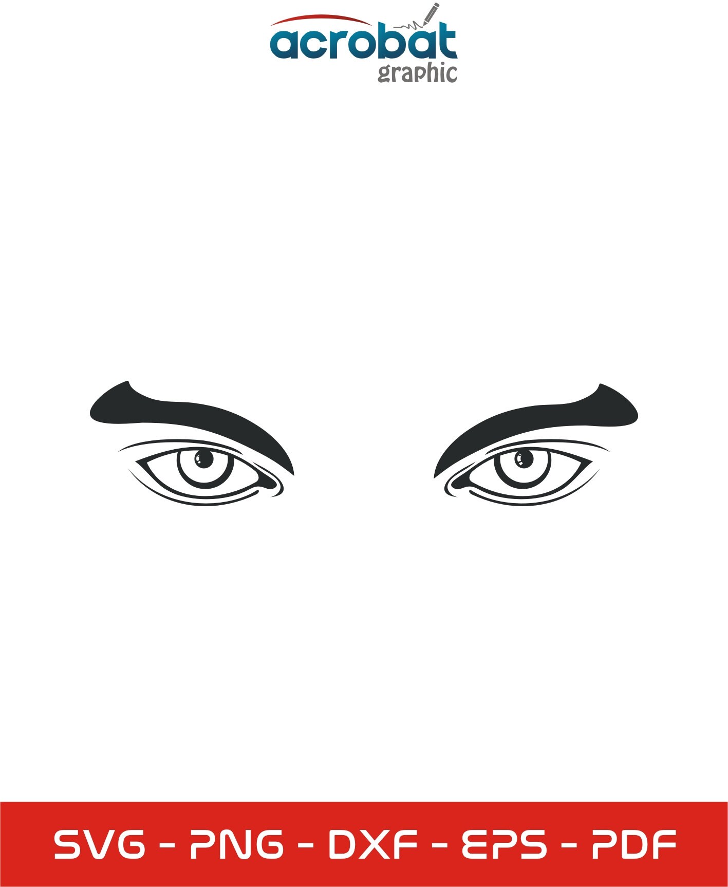 Eye SVG Bundle, Eyelash Vector Clipart, Decorative Eye Monogram ...