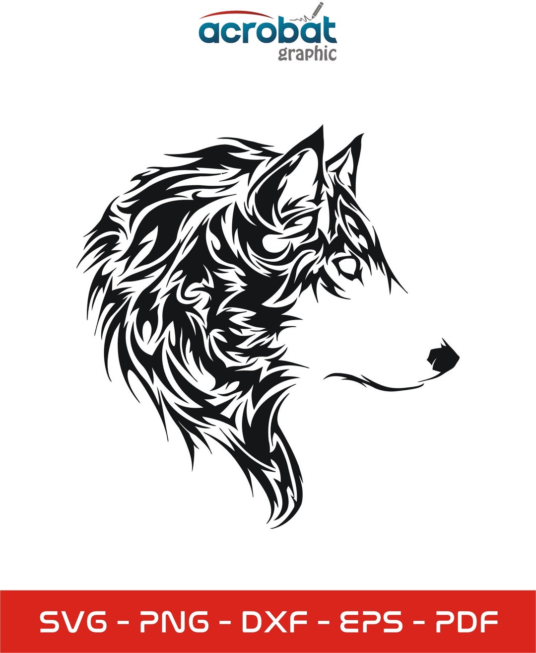 Wolf Monogram Pack, Wolf SVG, Wolf Silhouette, Wolf Clipart, Wolf Laser ...