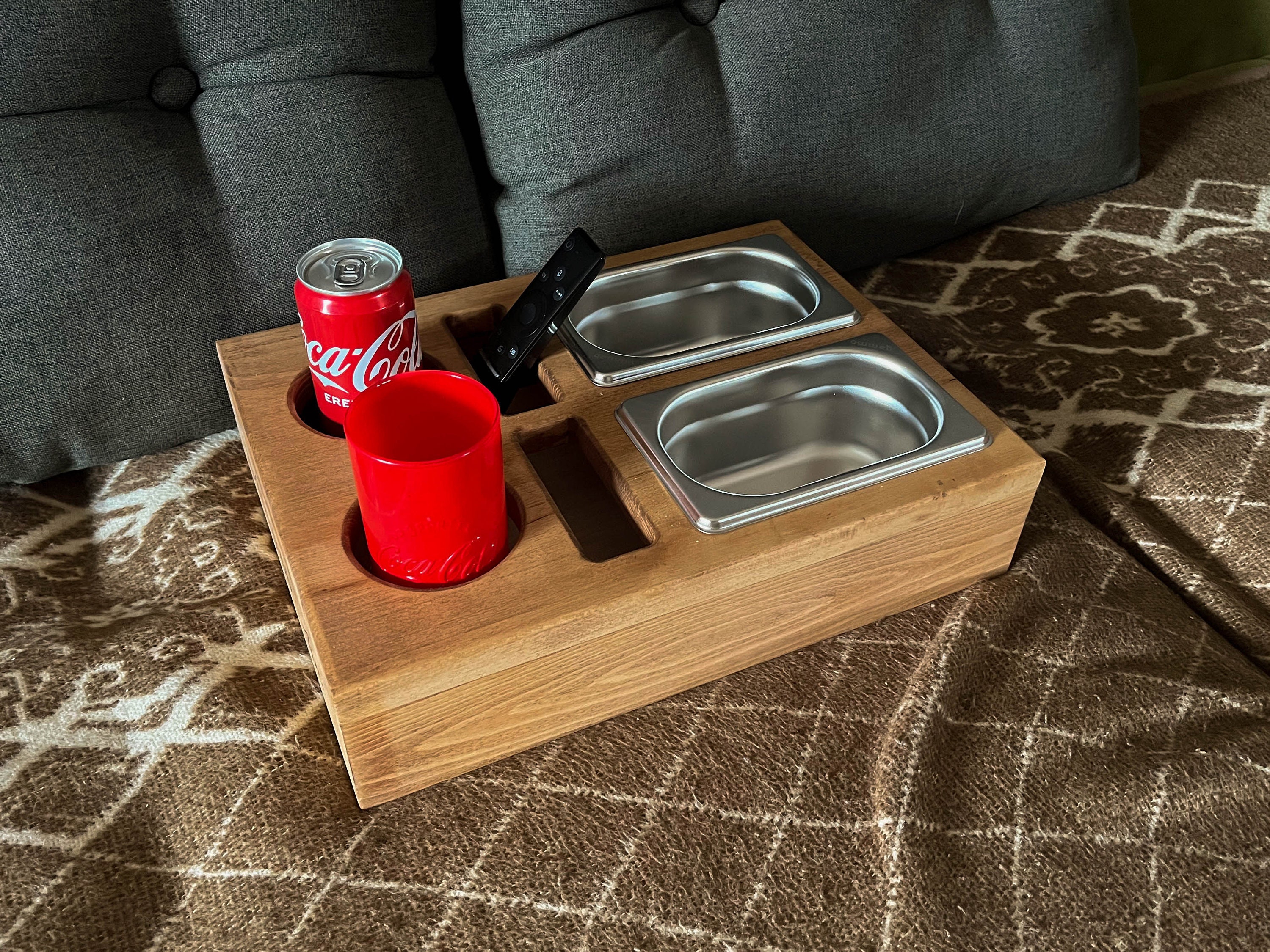 Personalized Sofa Butler - Couch Tray - the Gift for Men Made of Beech ...