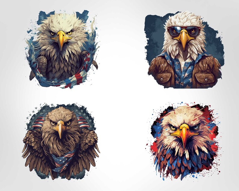 US Independence Day Eagle Clipart, Us Eagle Clipart, Eagle Clipart, Us ...