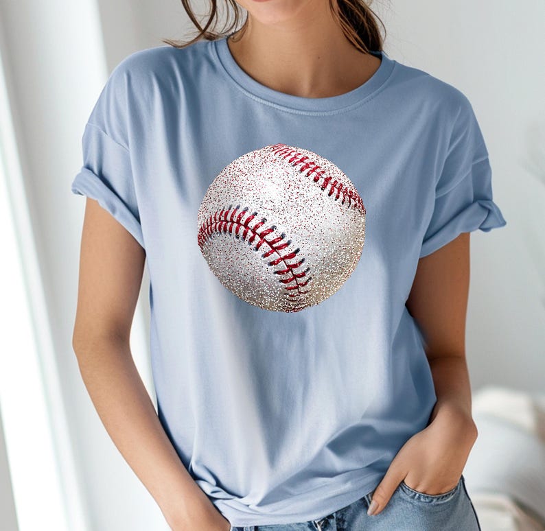 Baseball Png Glitter Baseball, Game Day Baseball, Disco Sports Preppy ...