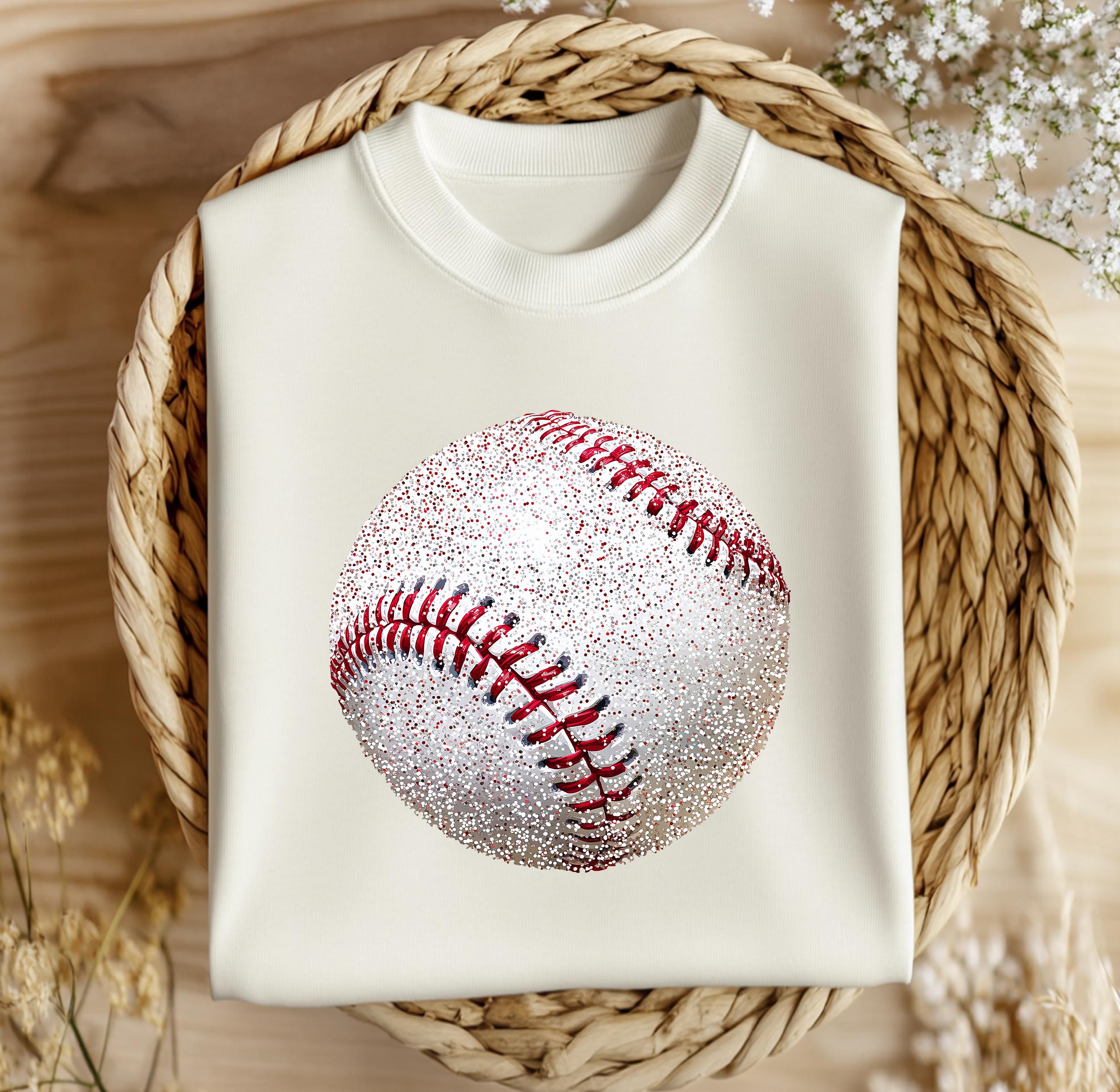 Baseball Png Glitter Baseball, Game Day Baseball, Disco Sports Preppy ...