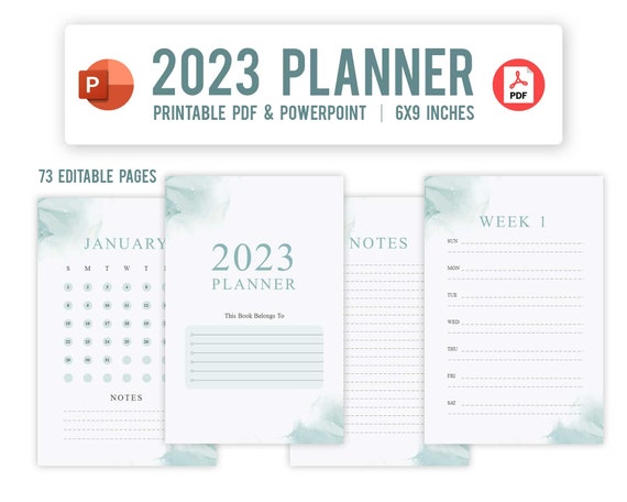Digital Planner 2023 Yearly Digital Planner Daily Digital - Etsy
