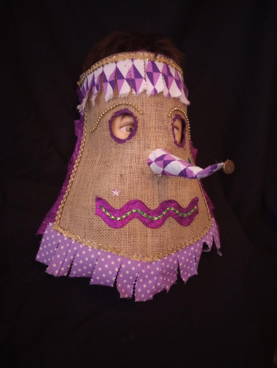 Cajun Mardi Gras Fringe Mask Masquerade Masks Carnival Masks Chicken ...