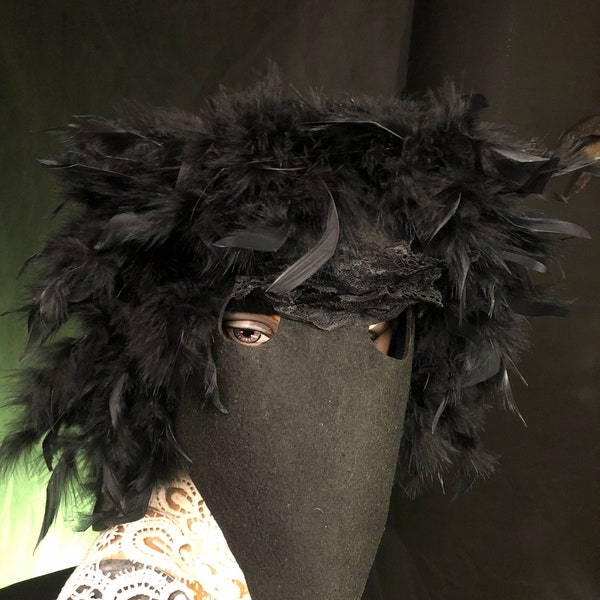 Feather Owl Mask - Etsy