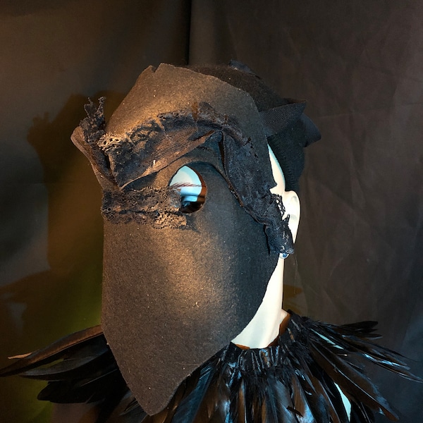 Raven Mask - Etsy