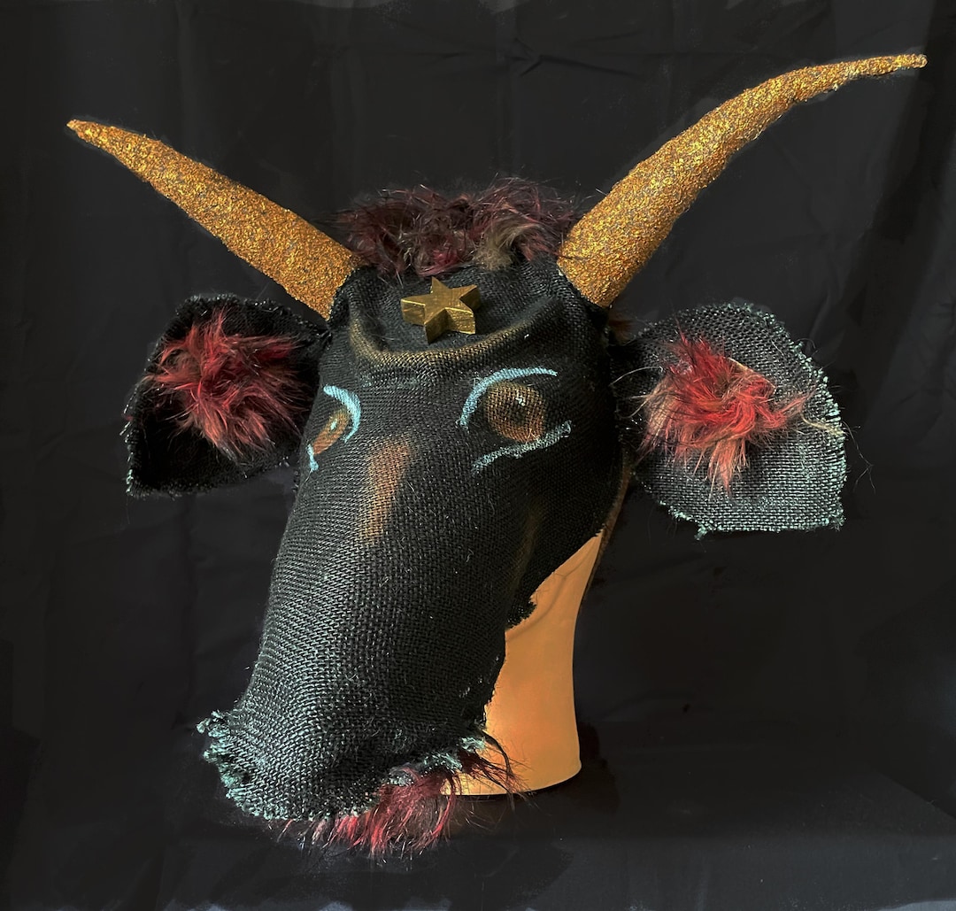 Demon Devil Goat Mask, Adult Halloween Costume - Handmade, Photo and ...