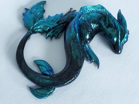 Dice Guardian Sea Dragon Figurine - Etsy