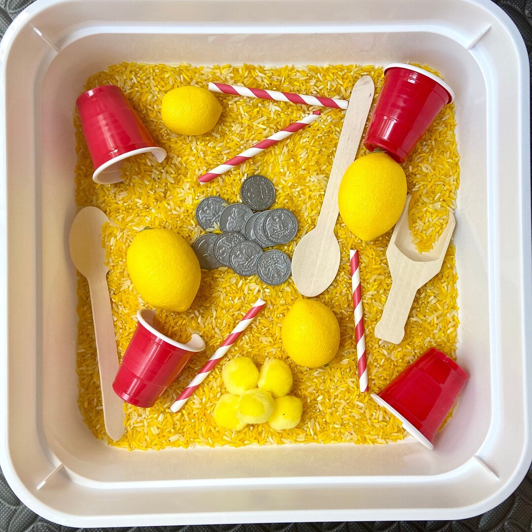 Lemonade Stand Sensory Kit With Learning Add Ons, Sensory Kits for Kids ...