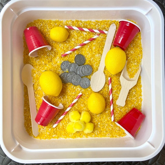 Lemonade Stand Sensory Kit With Learning Add Ons Sensory Kits - Etsy