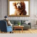 Sad Dog Watercolor Wall Art, Custom Pet Portrait, Pet Portrait From ...