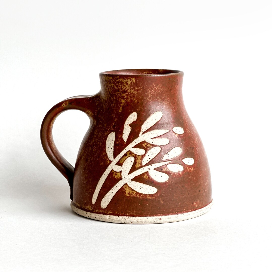 Vintage Gordon Reisig Pottery Mug: Large MCM Hand-thrown Ceramic - Etsy