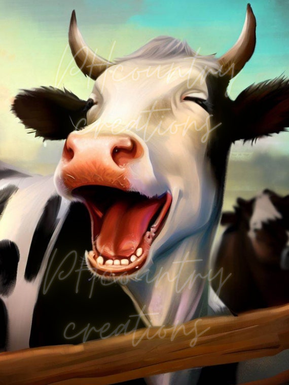 Funny Cow Smiling