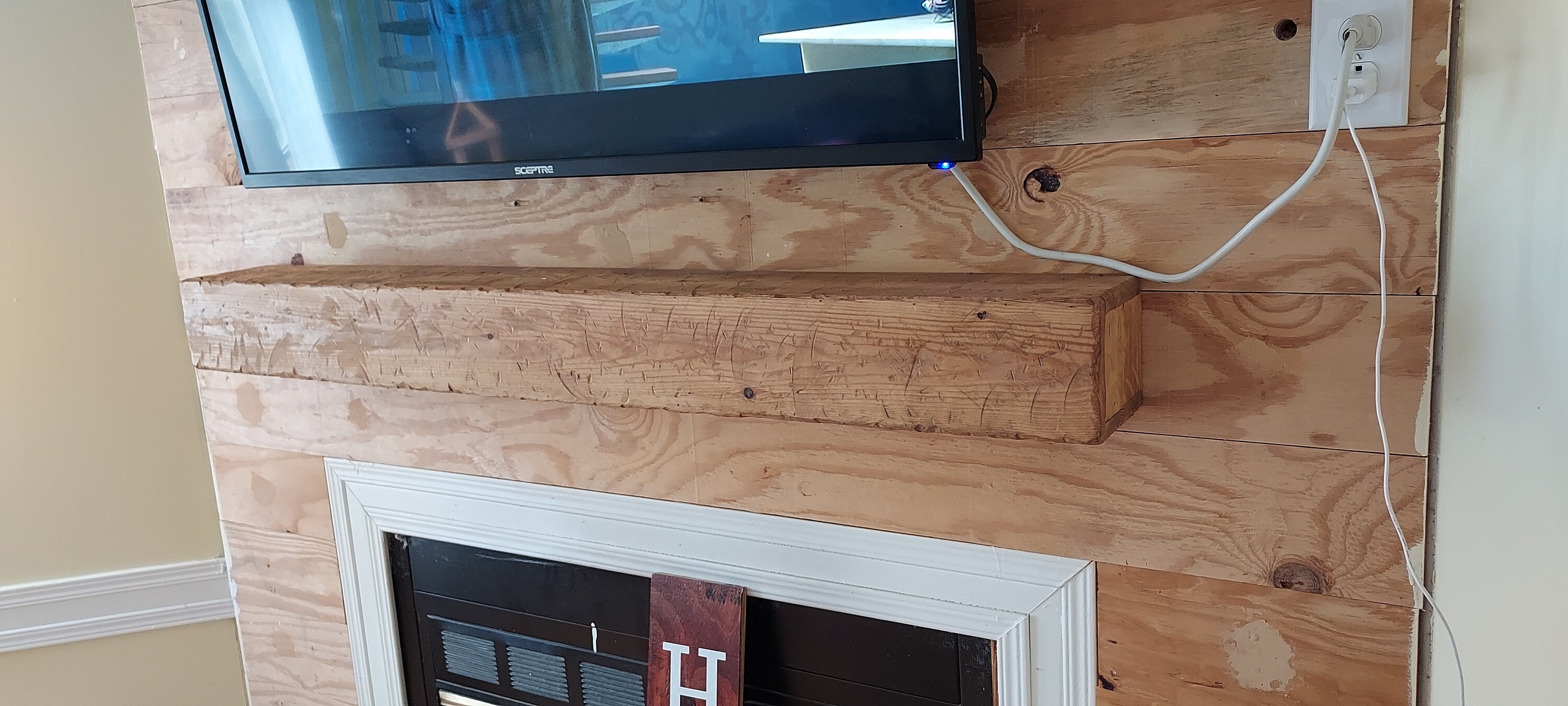 Fireplace Mantle, Floating Shelves, Floating Mantel, Fireplace Mantel ...