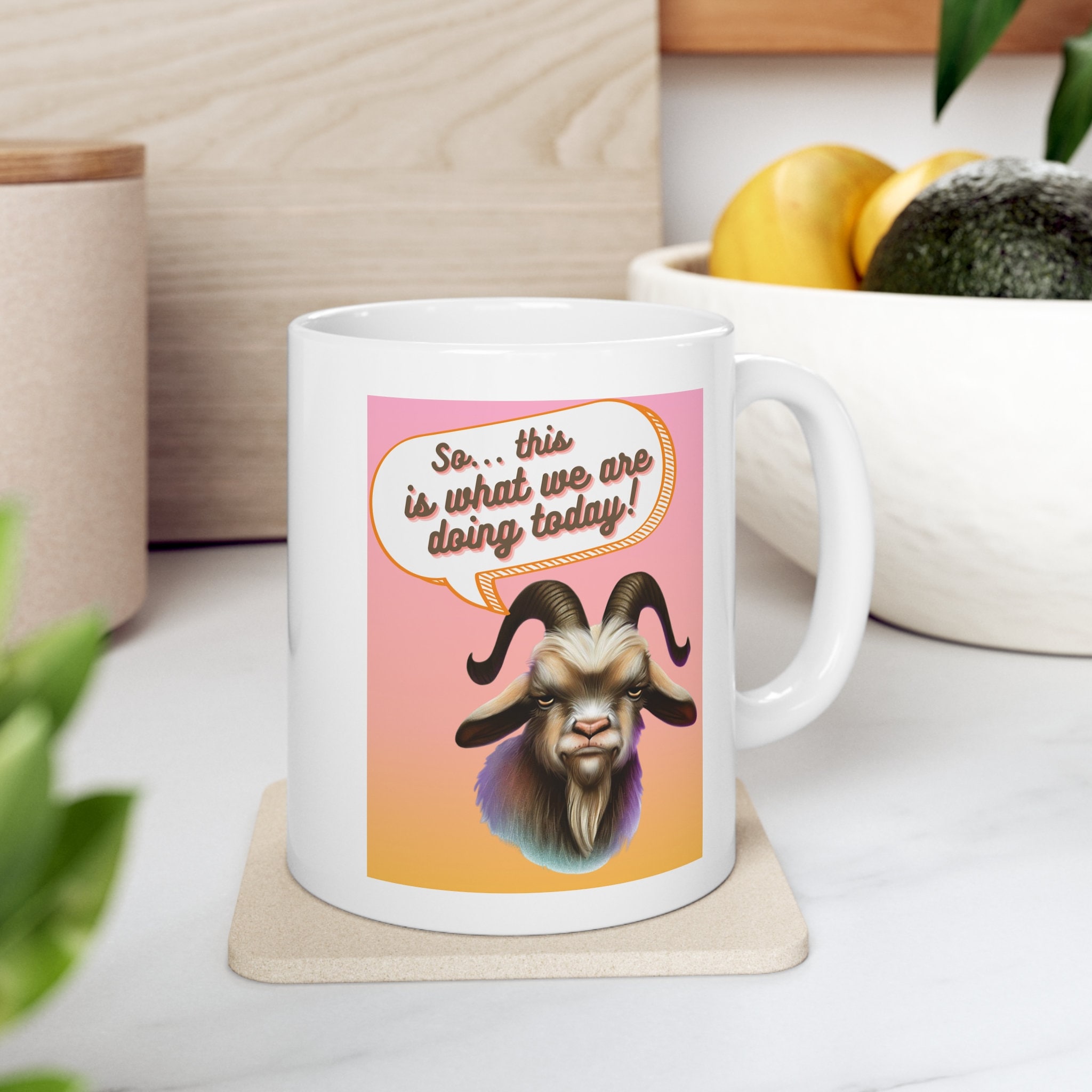Goat Coffee Mug, Funny Goat Lover Gift, Farmer Cup, Farming, Cute Pet ...