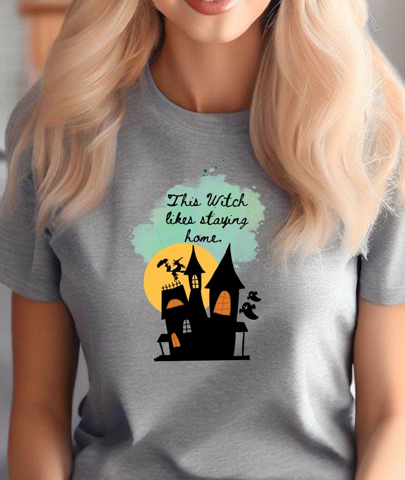 Introvert Witch T-shirt, Haunted House Witch T-shirt, Witch and Her Boos T-shirt - Etsy
