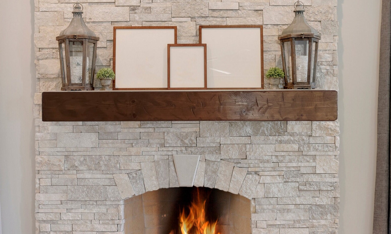 Fireplace Mantle, Floating Shelves, Floating Mantel, Fireplace Mantel ...
