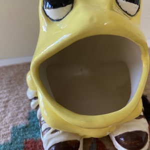 Vintage Frog Kitchen Sink Sponge Holder With Shoes, Ceramic, 1970's ...