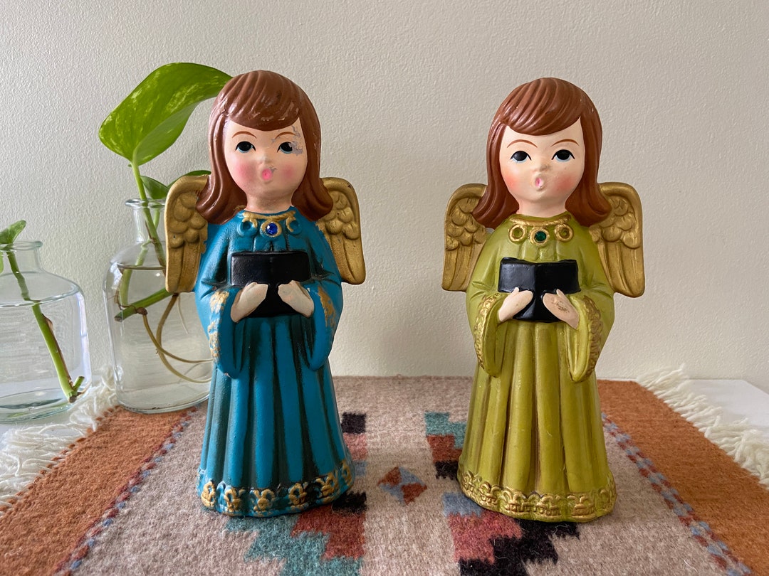 Vintage Ardco Midcentury Modern Christmas Choir Angel Decorations - Set ...