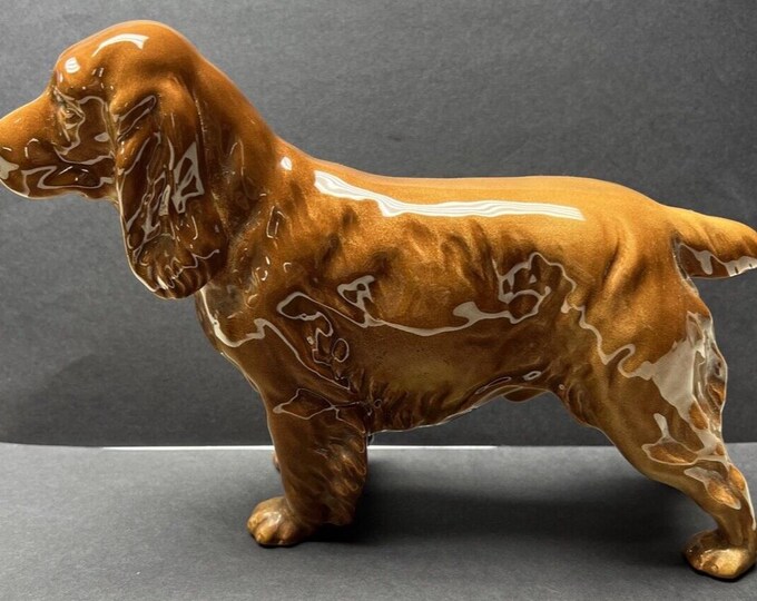 Vintage Goebel Brown Cocker Spaniel CH623 Ceramic Dog Figurine Statue ...