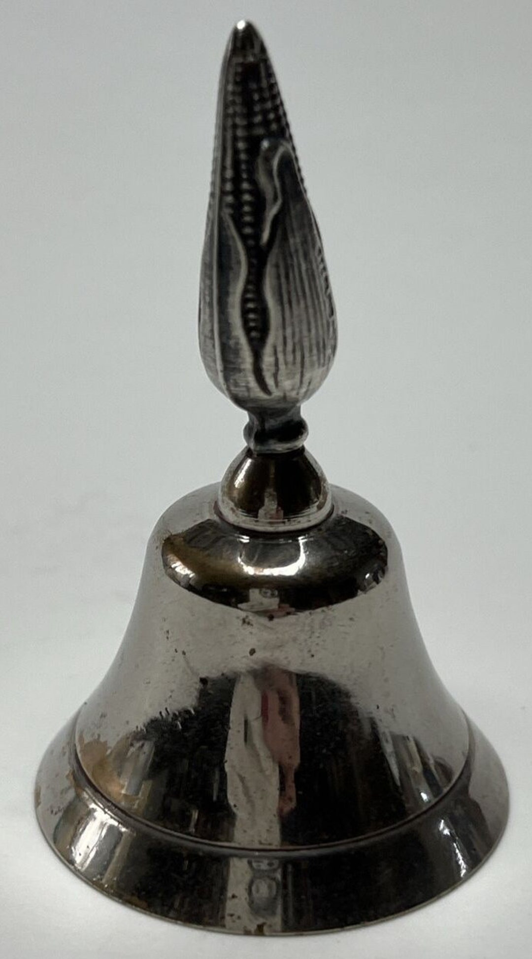 Vintage Webster Sterling Silver Handled Dinner Bell Corn Cob Finial - Etsy